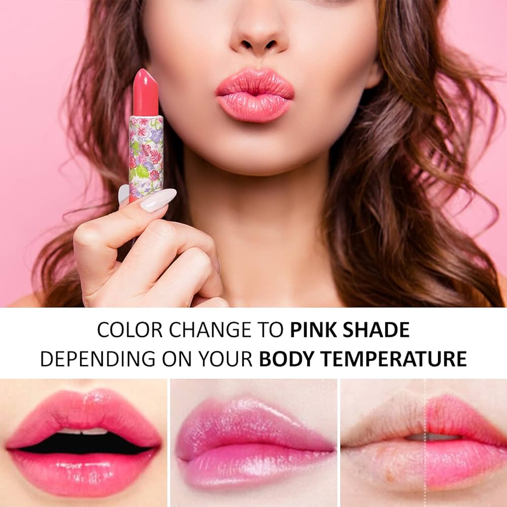 Amuse Beauty Cosmetics Mood Color Changing Hydrating 12 Lipstick Gift